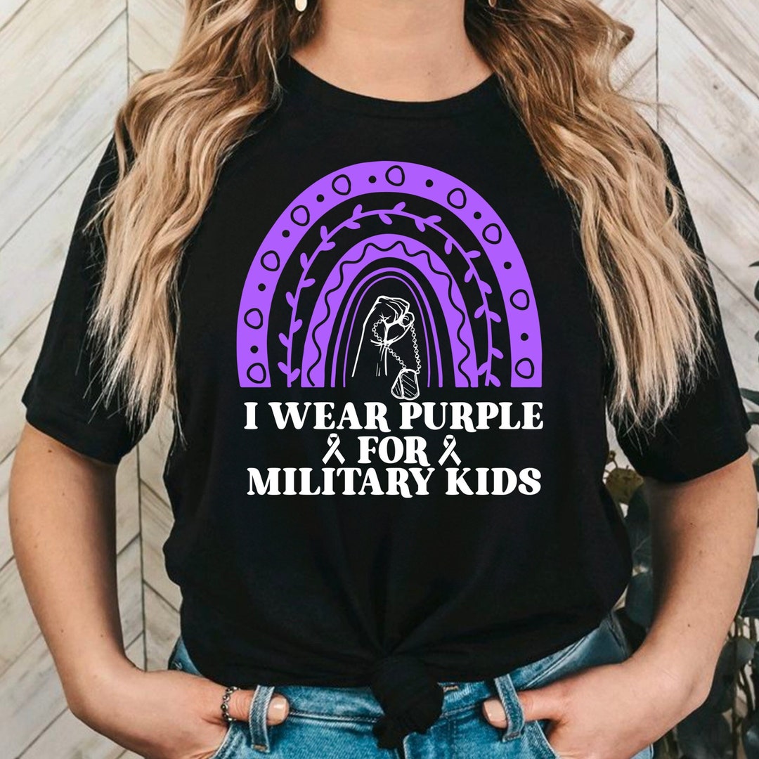 Purple up for Military Kids Svg Military Child Svg Purple up Svg ...