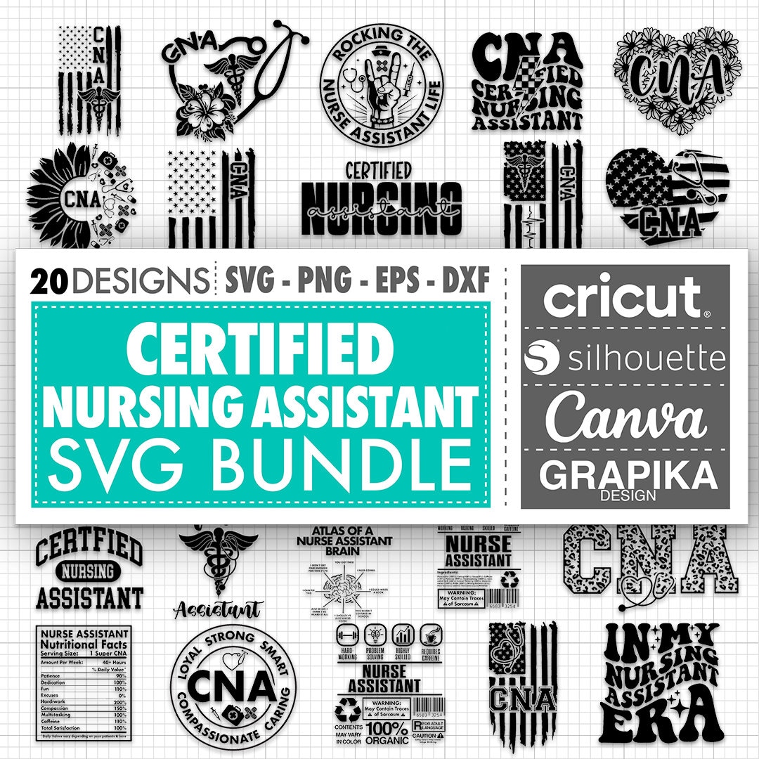 Cna Svg Stethoscope Svg Cna Gifts Physician Assistant Nurse Svg Medical ...
