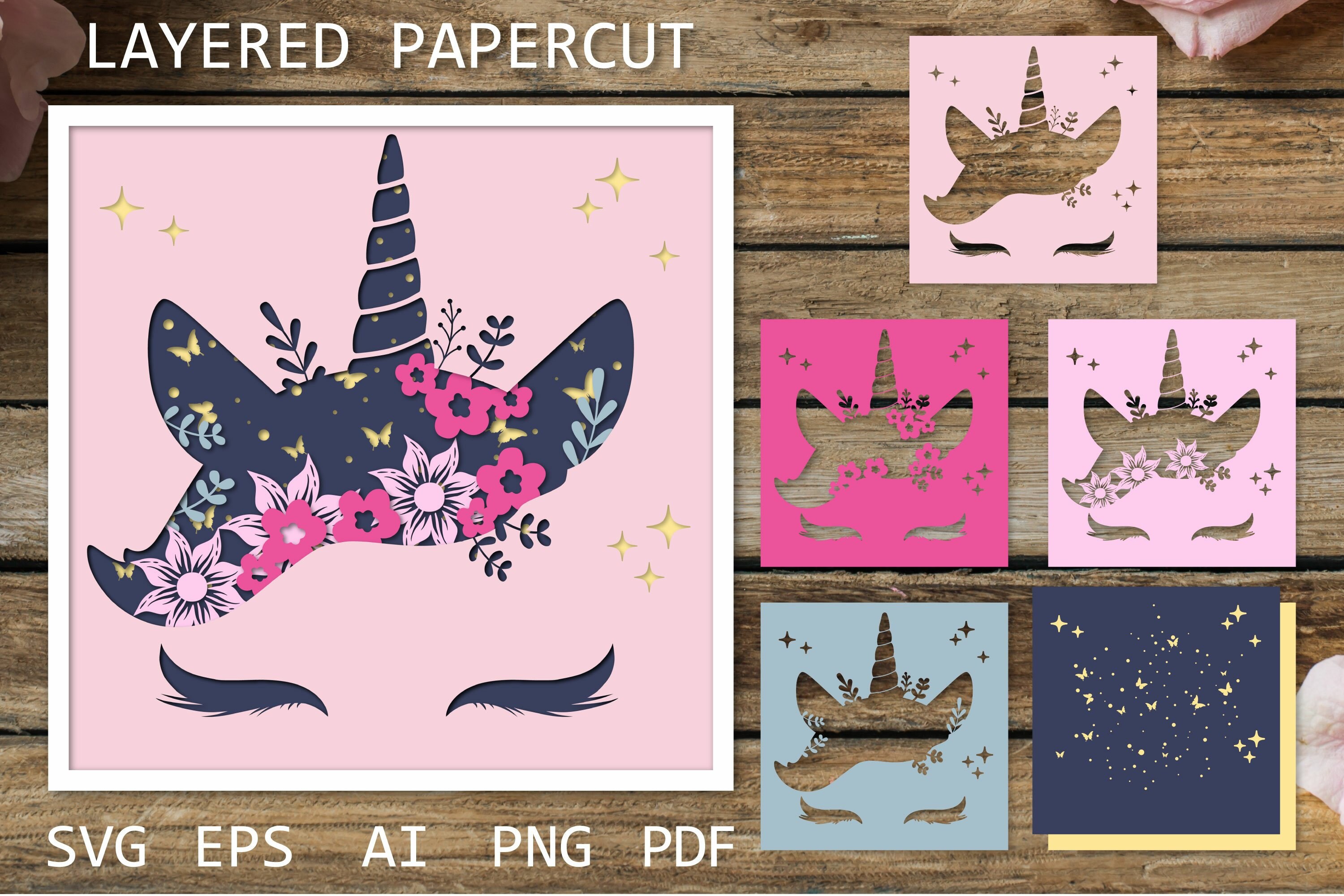 Best Sellers Layered Paper Cut Bundle, SVG Paper Cutting Template 3D ...