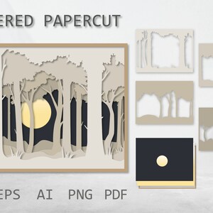 Best Sellers Layered Paper Cut Bundle, SVG Paper Cutting Template 3D ...