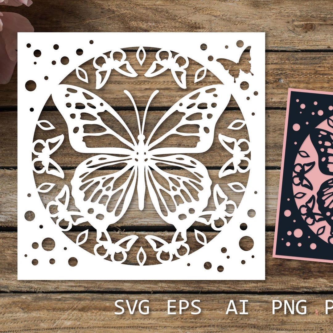 Butterfly SVG Papercut | Intricate Butterfly Cut File | Cricut ...
