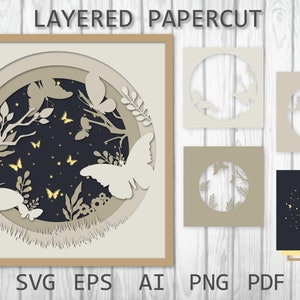 Best Sellers Layered Paper Cut Bundle, SVG Paper Cutting Template 3D ...