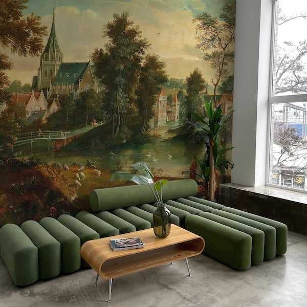 Colonial Wall Mural - Etsy