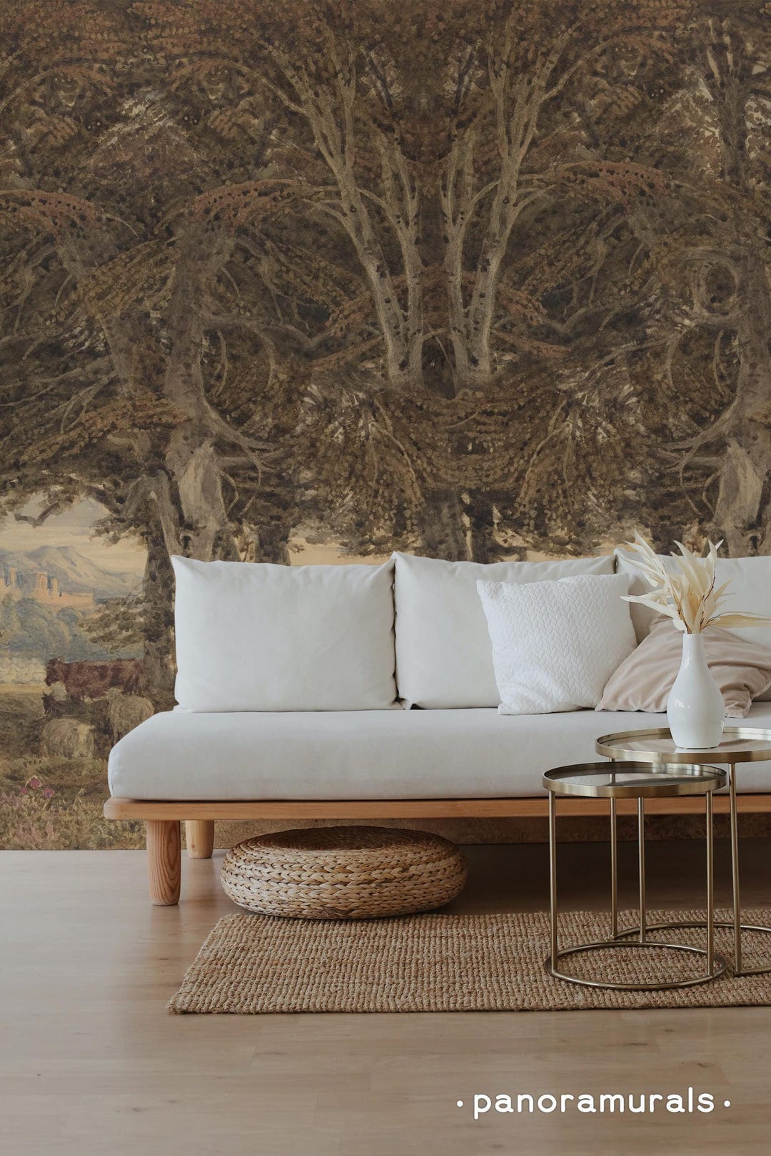 Rustic Nature Decor, Classic Forest Wallpaper, Classic Forest Decor ...