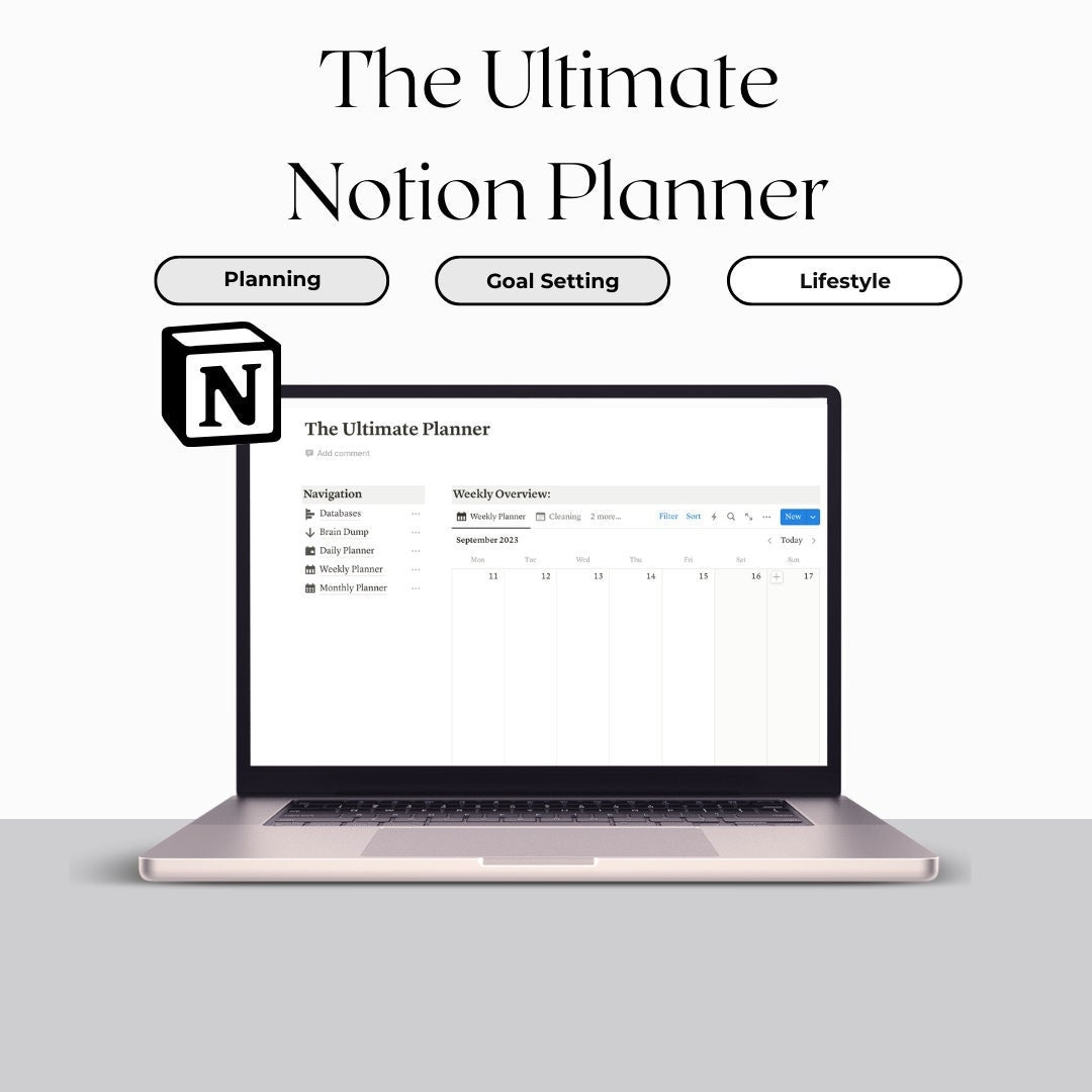 Notion Life Planner, Notion Template Life Planner,all in One Notion ...