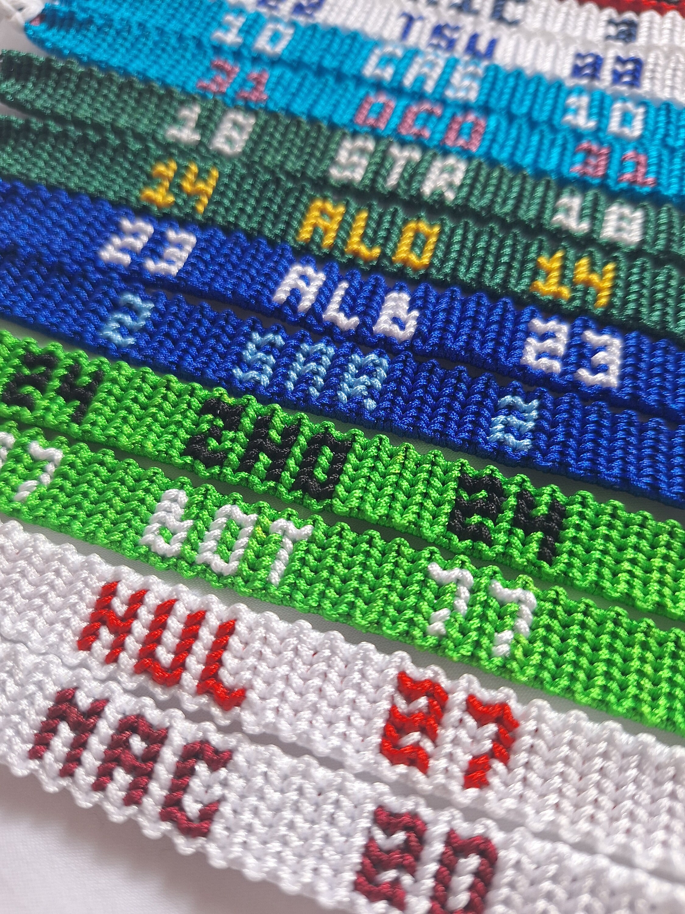 Macrame Bracelets Inspired by the Numbers of Formula 1 Drivers F1 ...