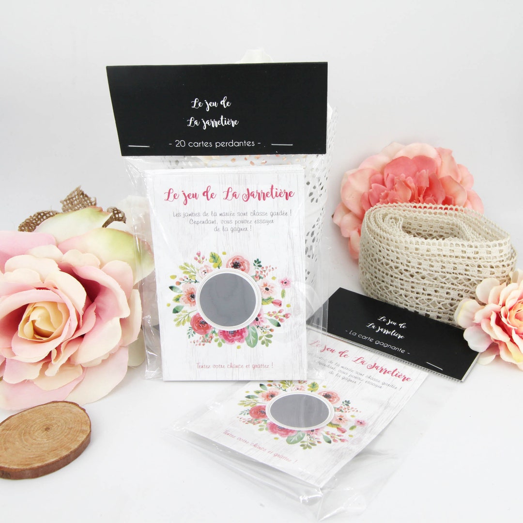 Garter Game as a Wedding Game, Scratch Card Game for Wedding - Etsy