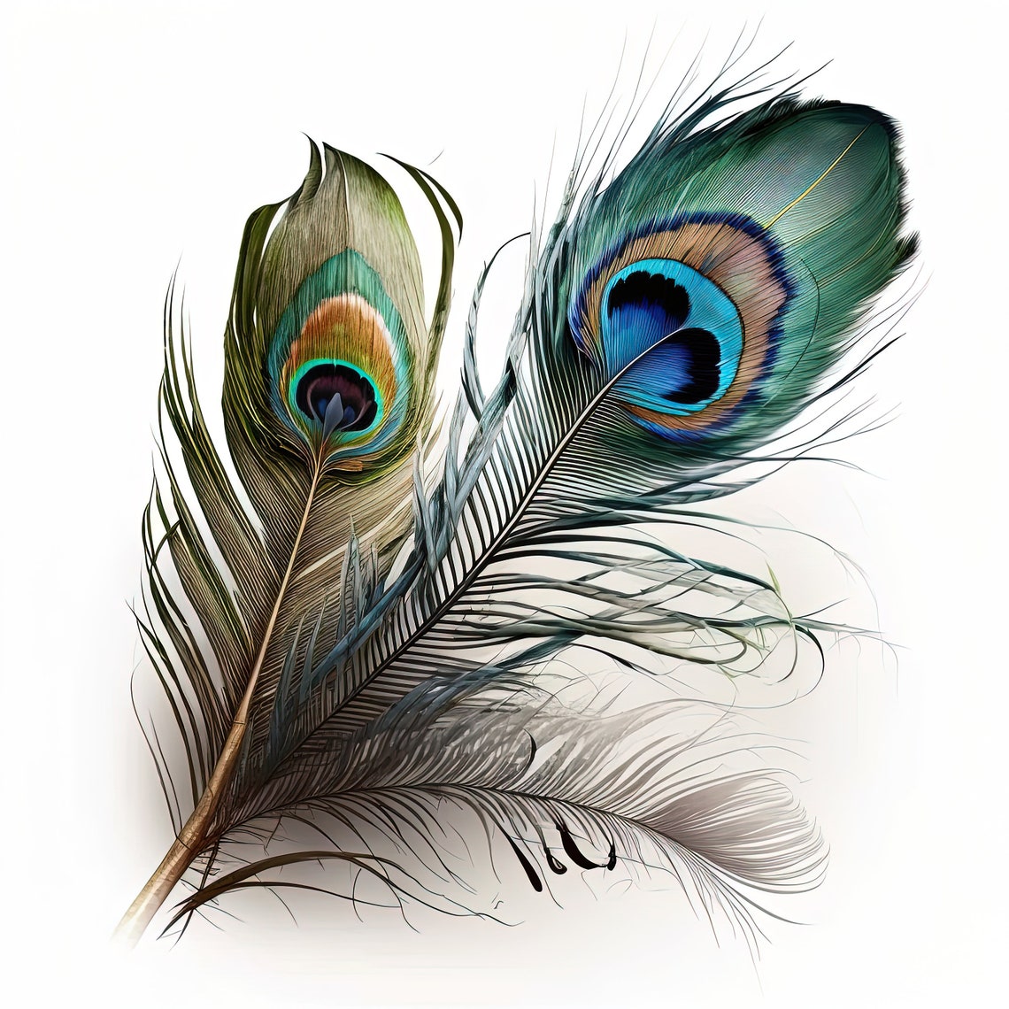 Peacock Feather Download, Instant Download Poster, Digital Art ...