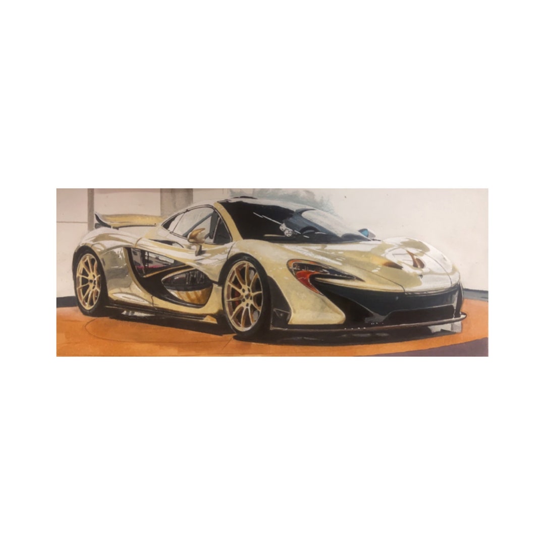 Mclaren P1 Drawing - Etsy