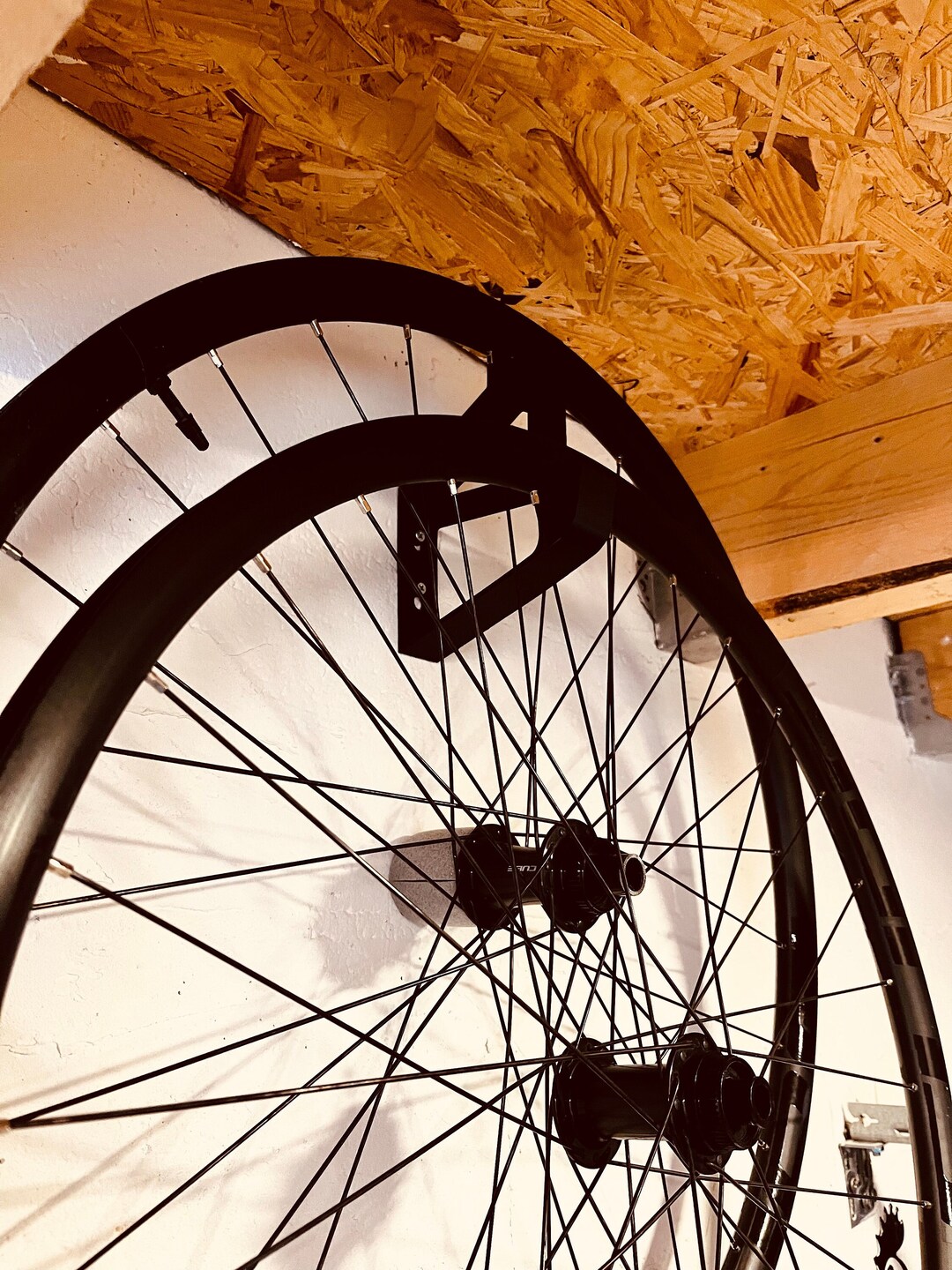 Customizable Plastic Bike Wheel Wall Mount - Etsy