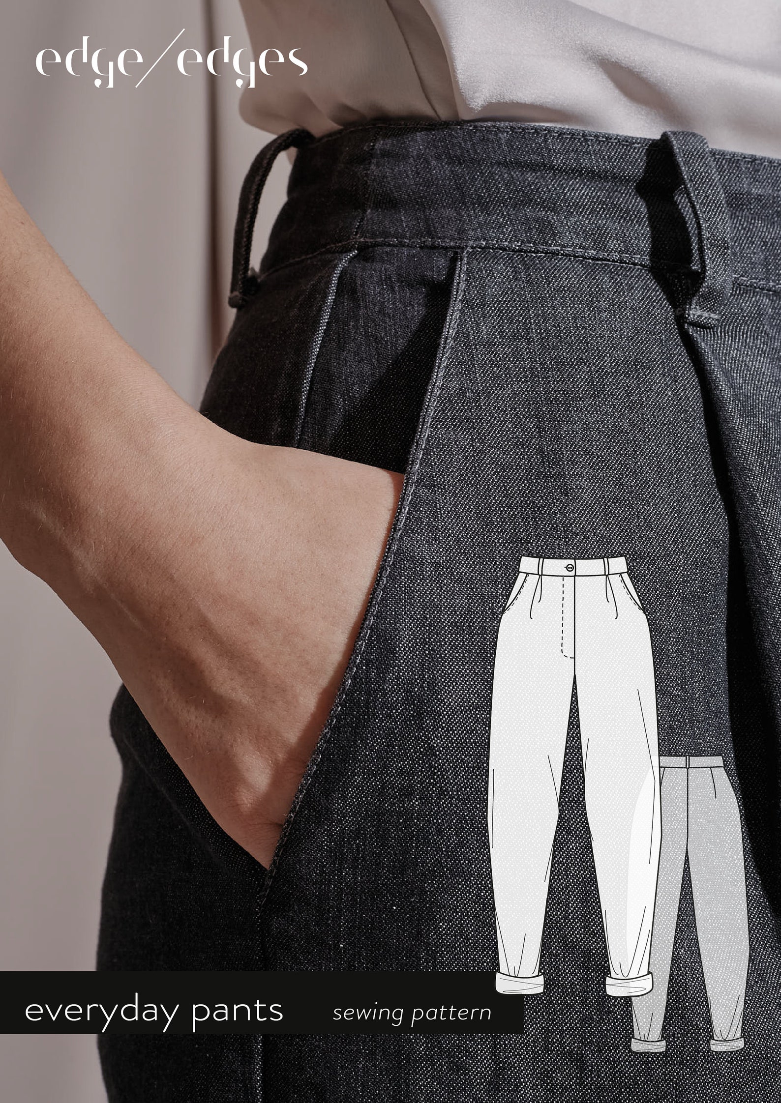 The Everyday Pants - Sewing Pattern - Etsy