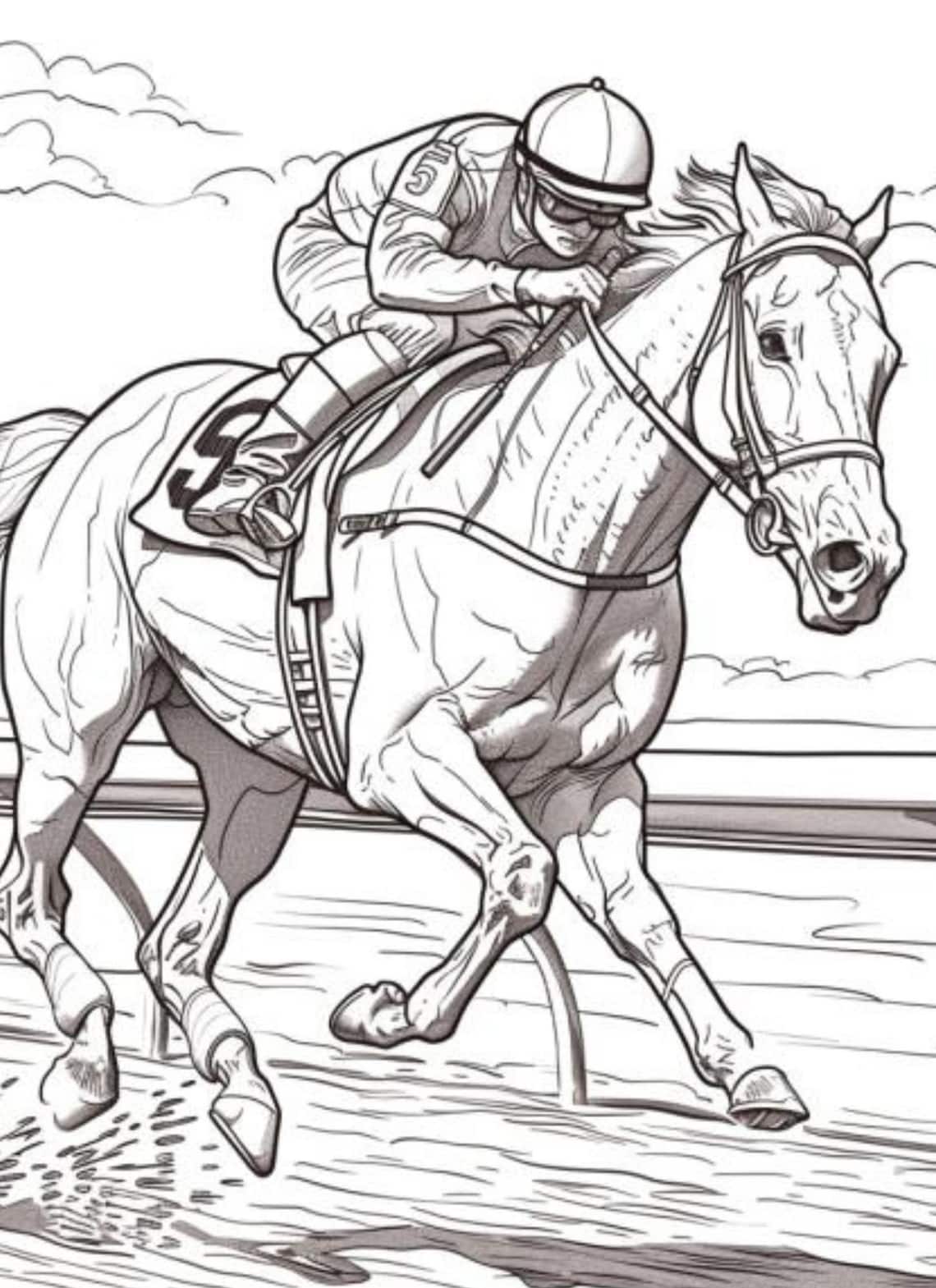 Horse Colouring Pages,40 Amazing Horse Designs, Over 20 Different ...