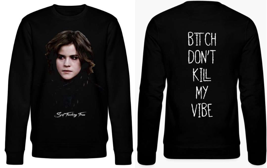 SF Ally Sheedy Kendrick Breakfast Club Black Oversized Sweater Cotton ...