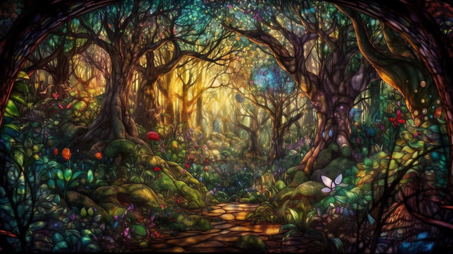 Enchanted Forest Wallpaper 893268