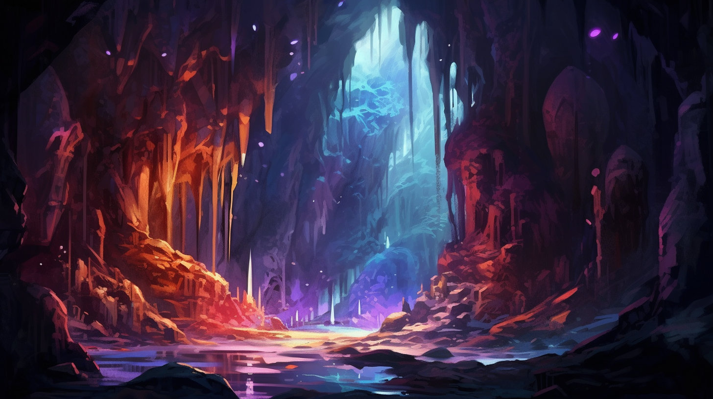 5 Fantasy Crystal Cave Wallpaper Images, Enchanted Cave Desktop ...