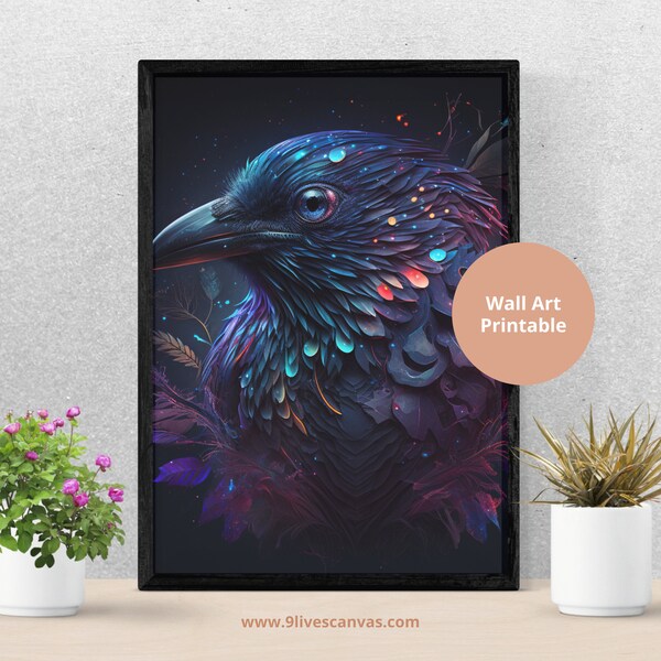 Raven Art - Etsy