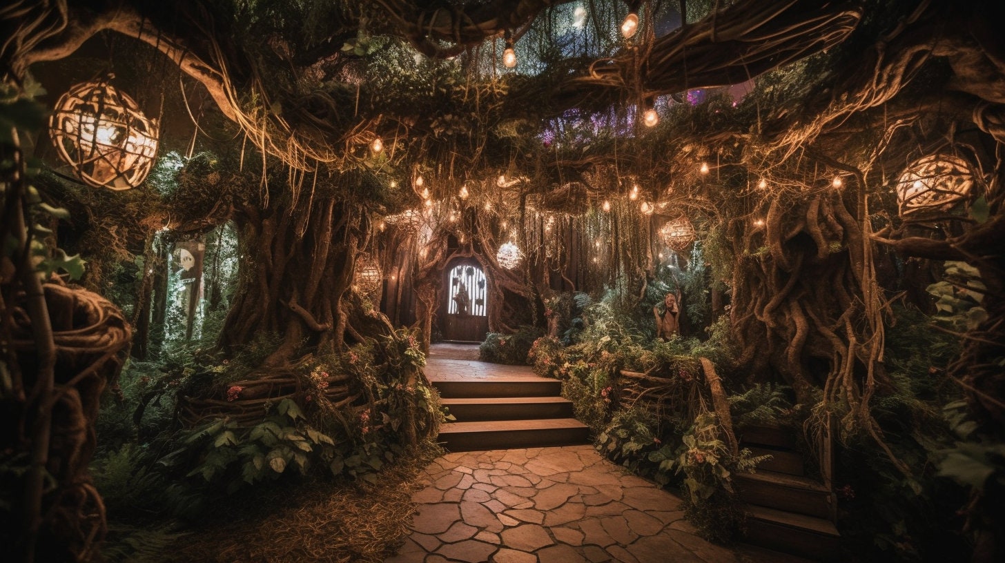 4 Enchanted Forest Wall Art Enchanted Forest Printable Digital Art ...