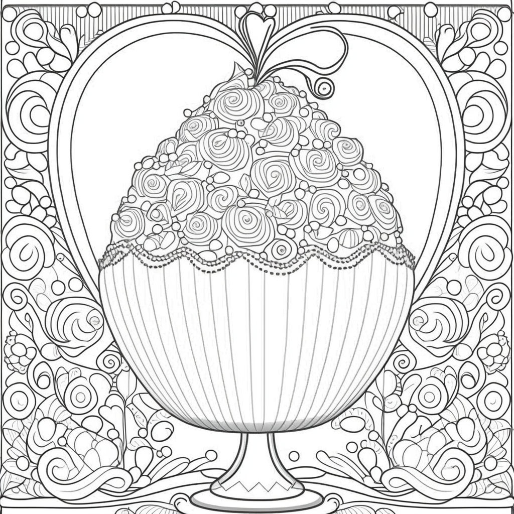 36 Page Printable Valentine's Day Coloring Book - Coloring Books for ...