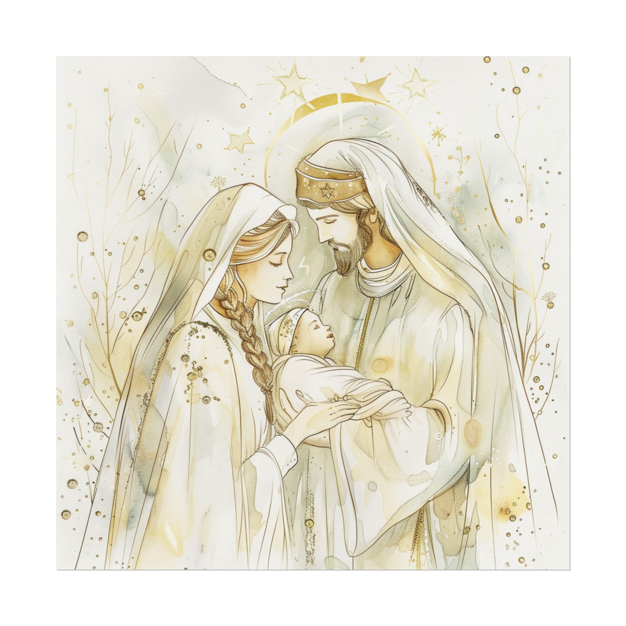 Nativity Christian Christmas Jesus Art, Baby Jesus Nativity Scene Art ...
