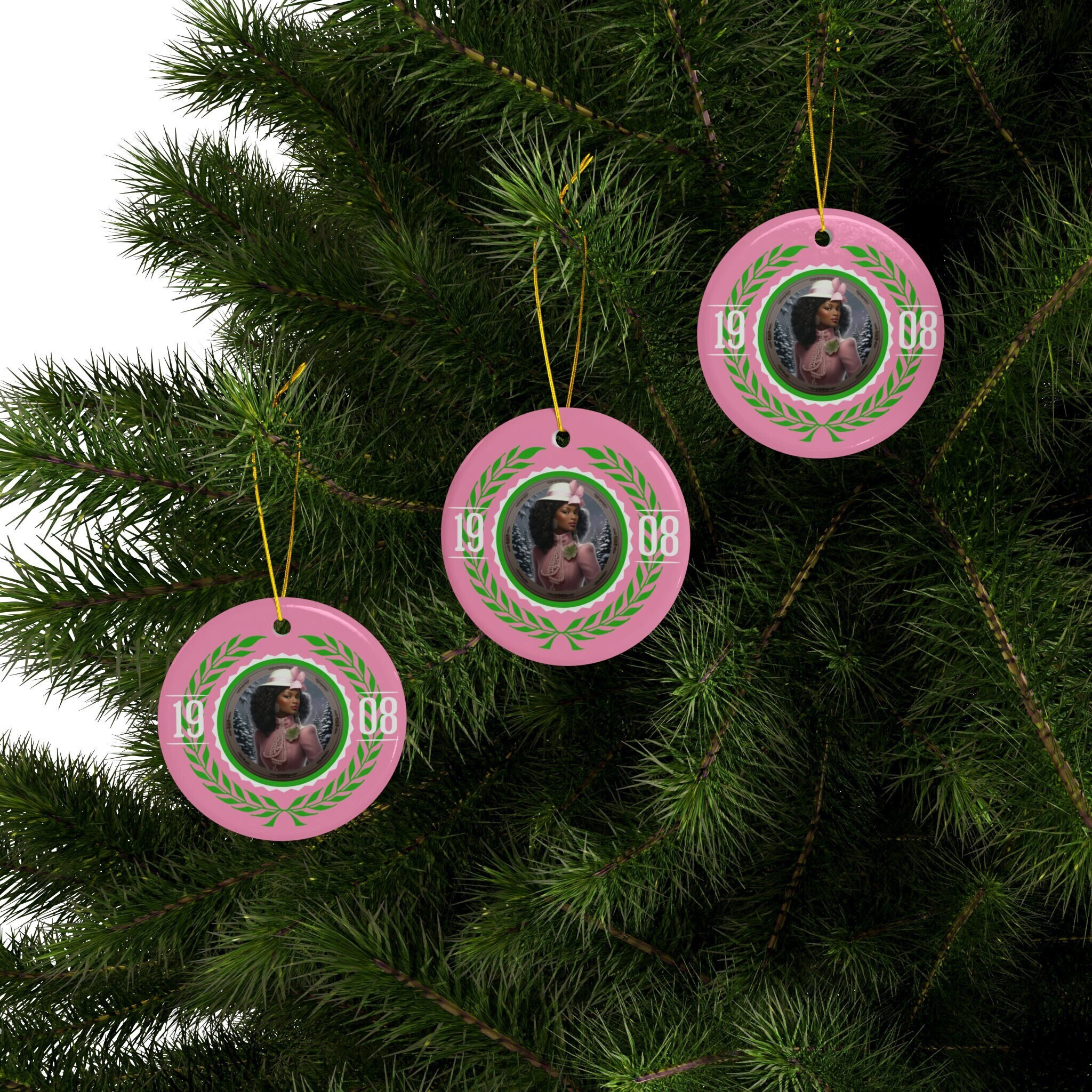 AKA Sorority Gifts Alpha Kappa Alpha Sorority Christmas Ornaments ...