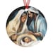 Brown Skin Nativity Scene Christmas Ornaments Native American Nativity ...