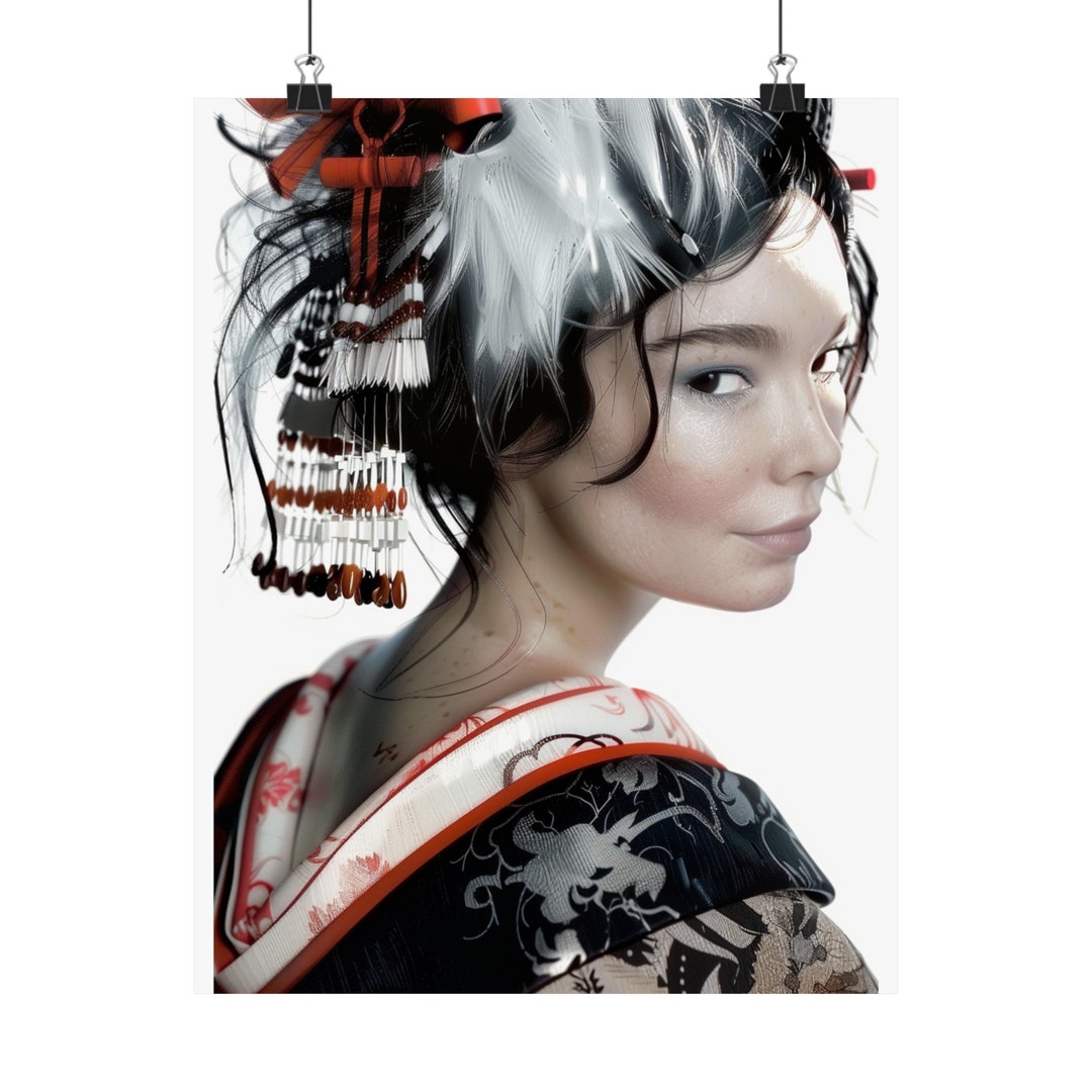 Bjork Music Lover Gift Print Bjork Inspired Maximalist Wall Art Poster ...