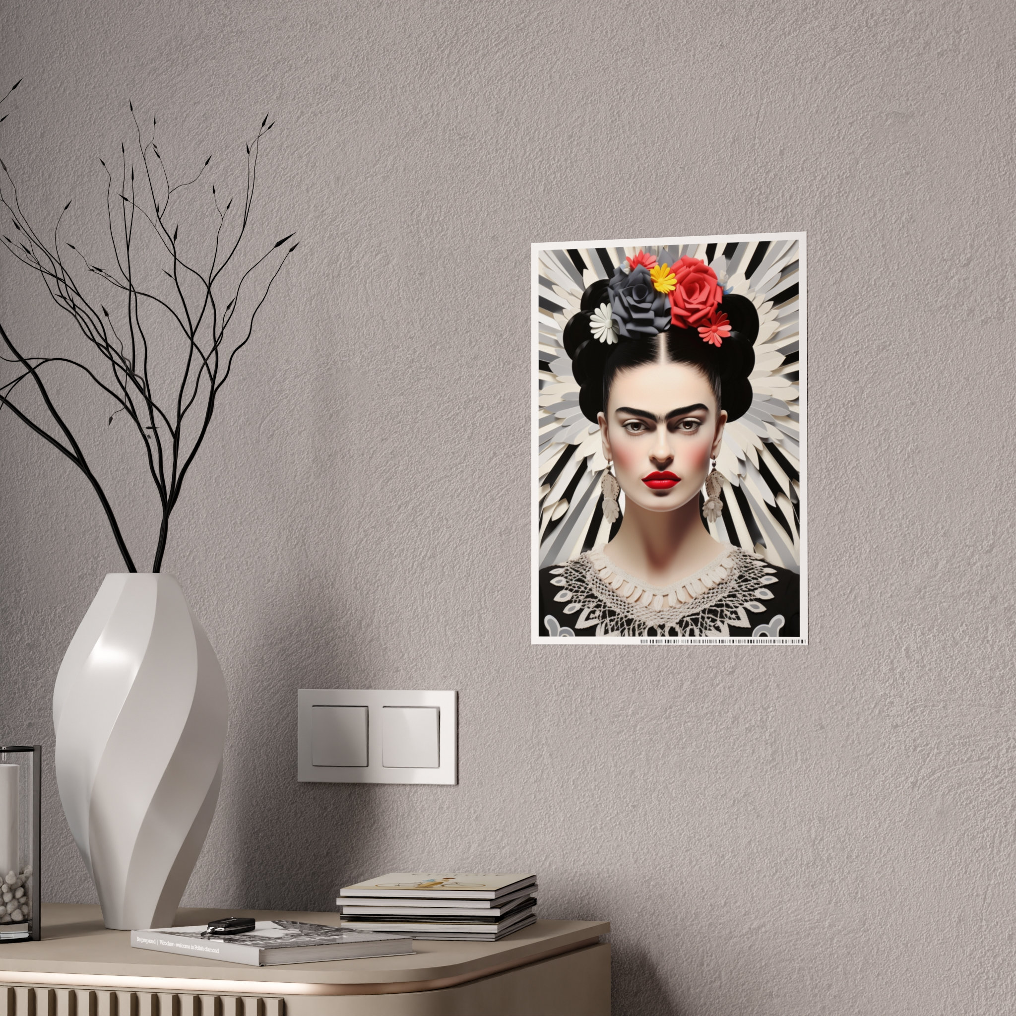 Famous Mexican Frida Kahlo Portrait Poster Prints Frida Gifts Feminist ...