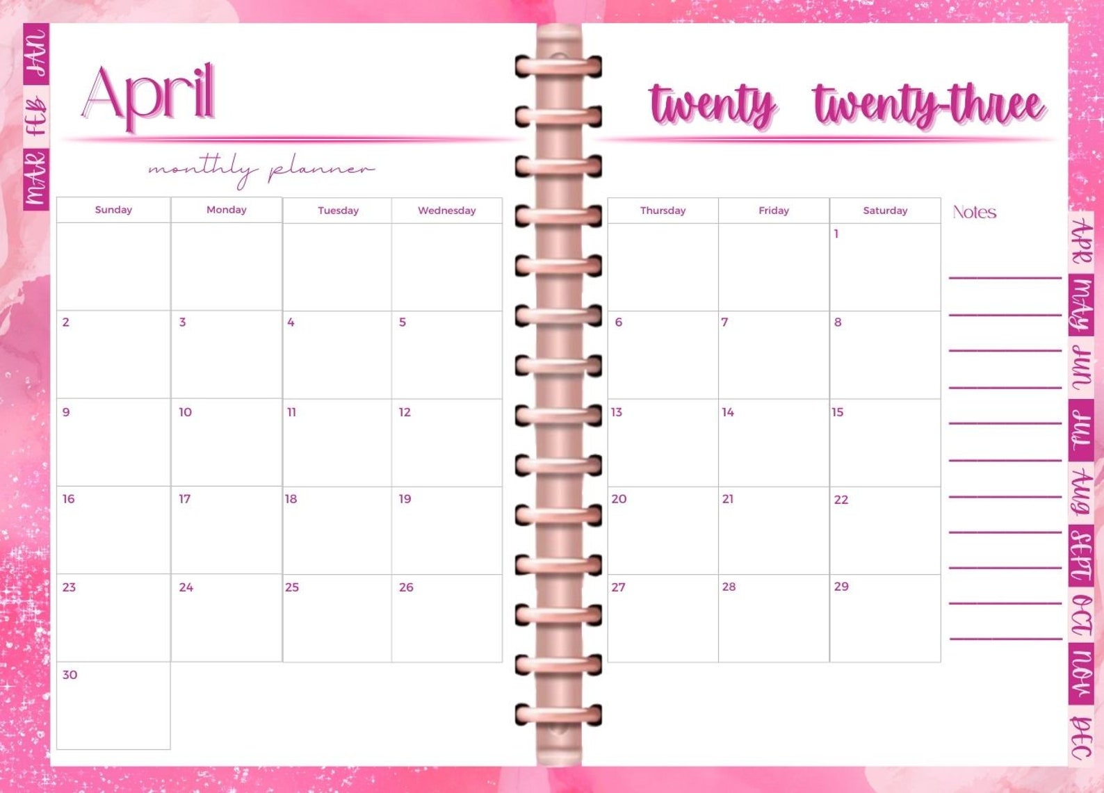 Editable & Printable 2023 Calendar | January to December 2023 ...