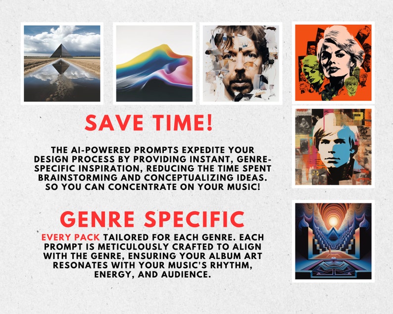 1200 + Creative Mid Journey AI Album Cover Art Prompts. for Spotify ...