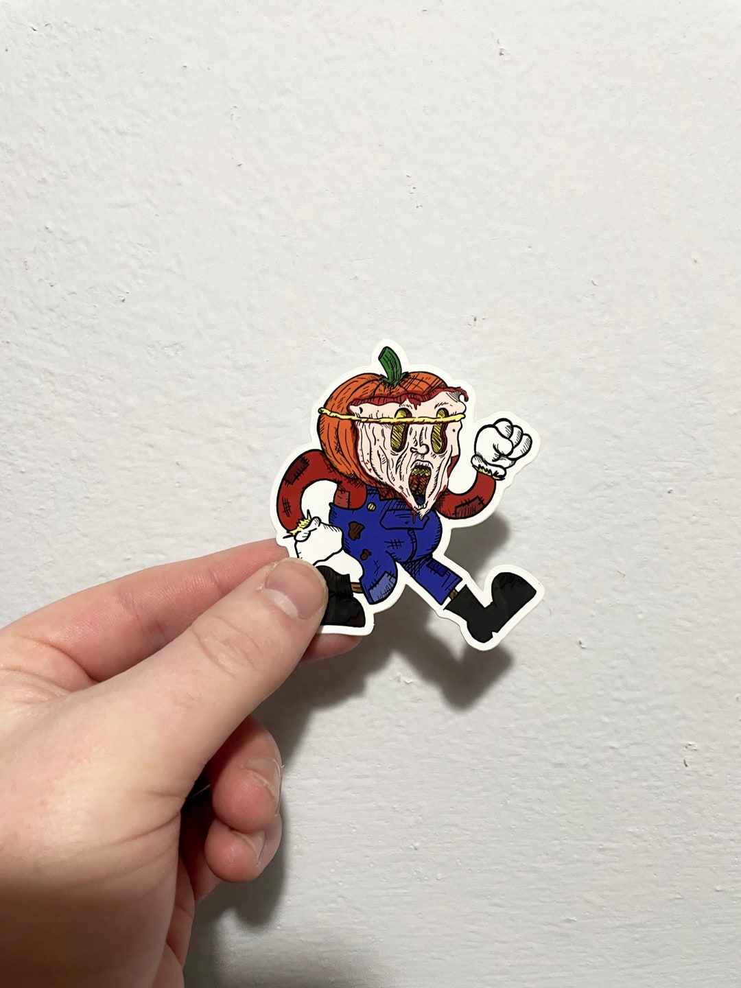 Scaredy Crow Sticker - Etsy