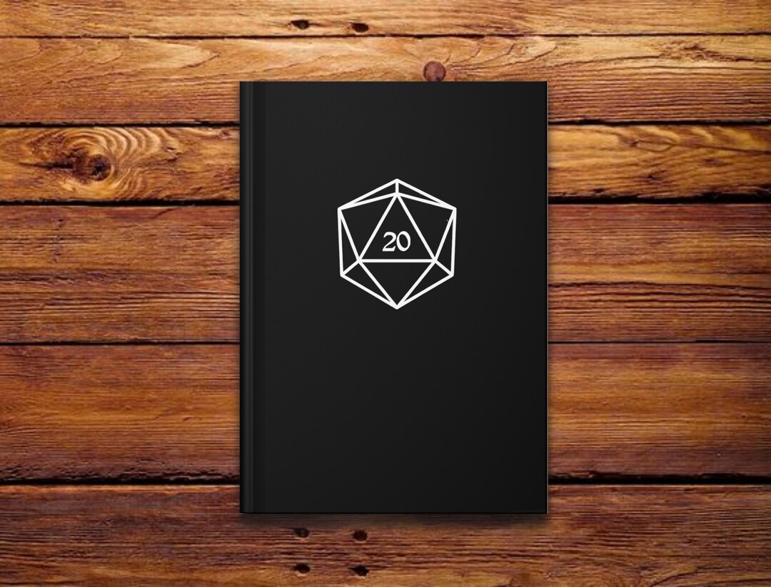 D20 Tabletop Campaign Journal 150 Pageshard Covercharacter ...