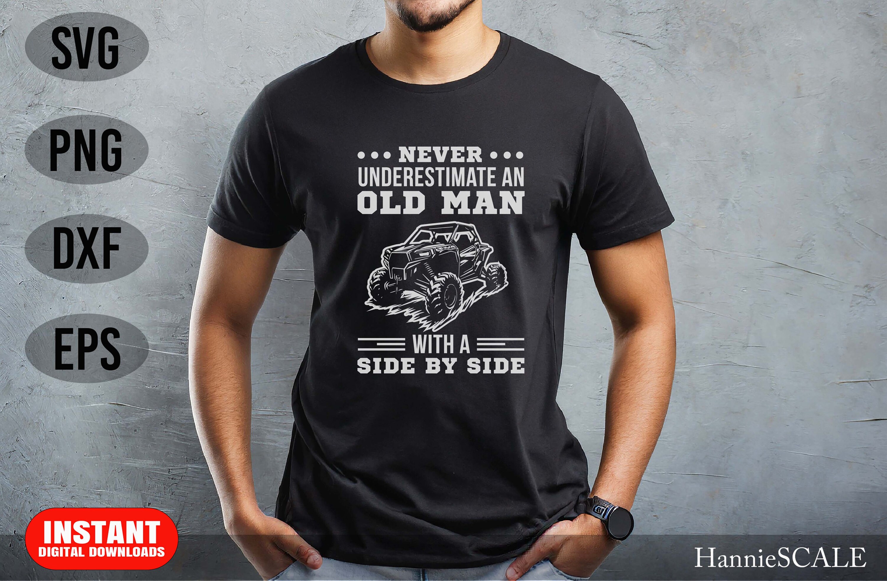UTV Old Man (svg, Png, Dxf, Eps) Files (digital Download) - Etsy