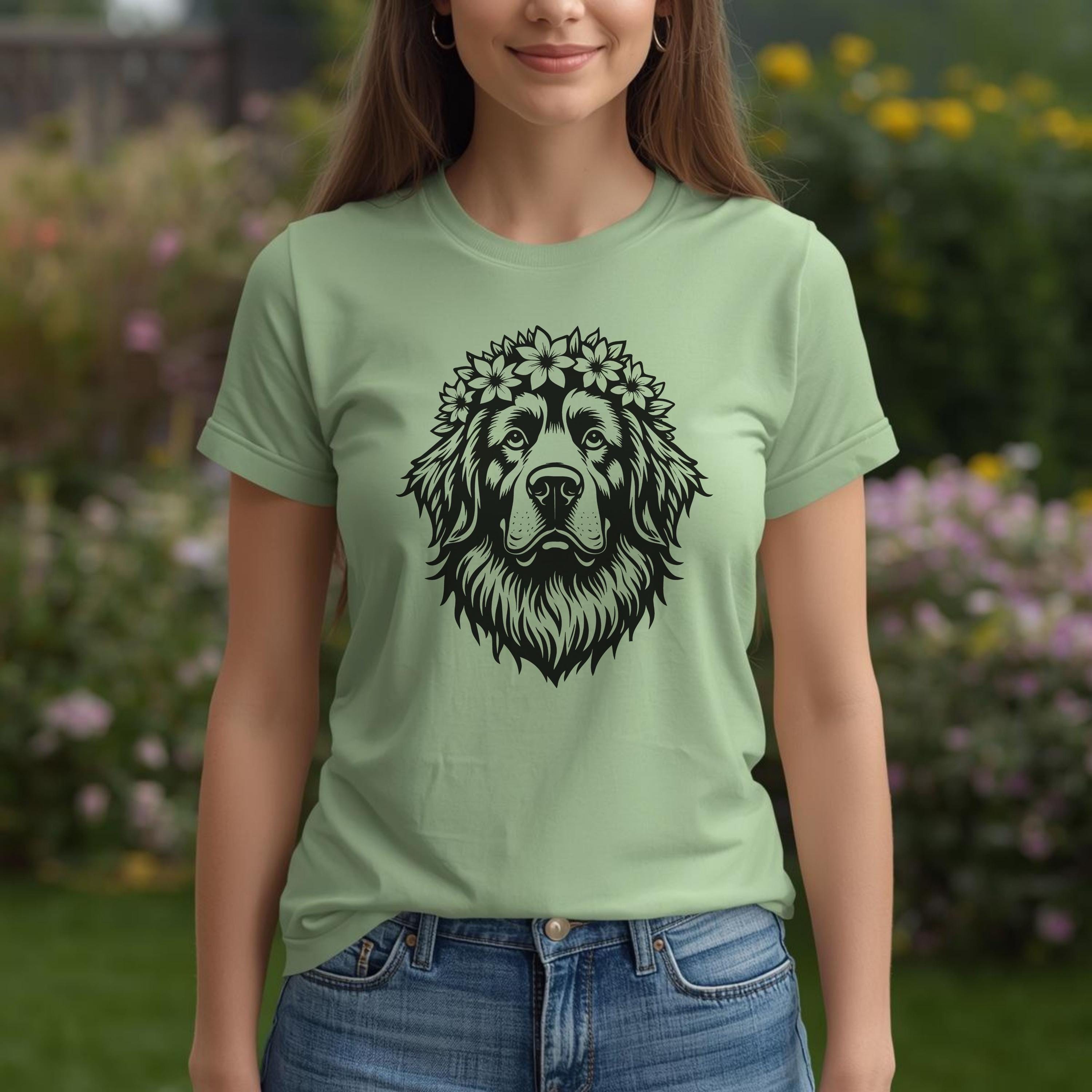Newfoundland Dog Heads Svg & Png Bundle for Clipart and Cricut T Shirt ...