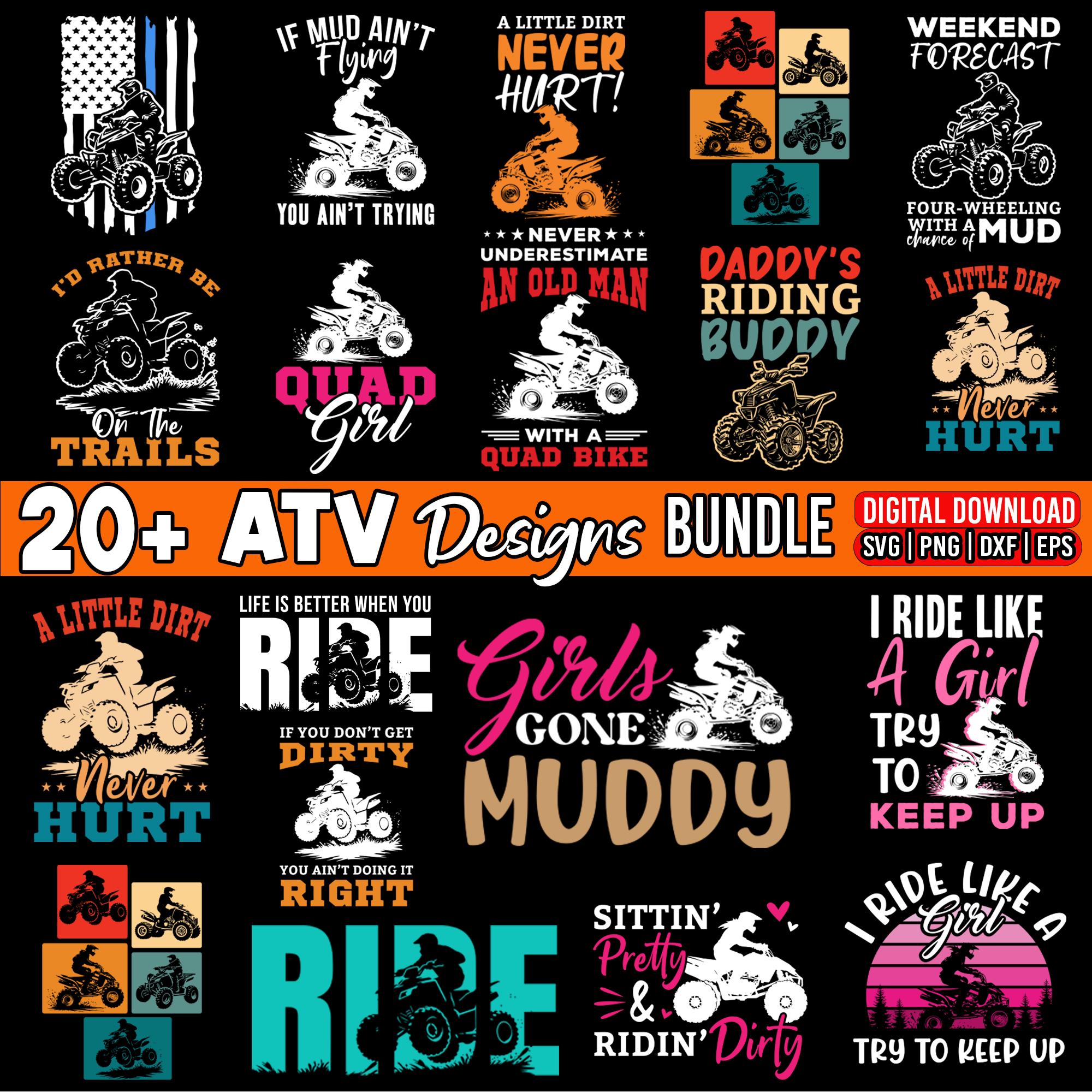 20+ ATV Designs Bundle: Shirts, Mugs, Decor (digital Download) - Etsy