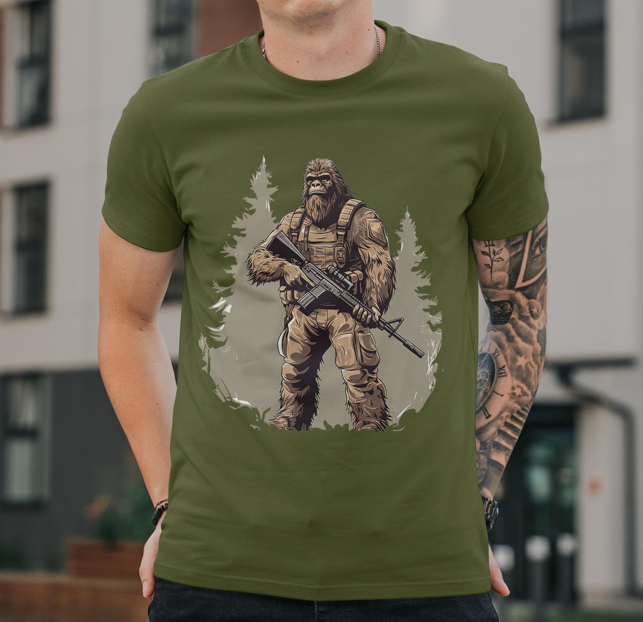 Bigfoot Rifle PNG: Sublimation Design (digital Download) - Etsy