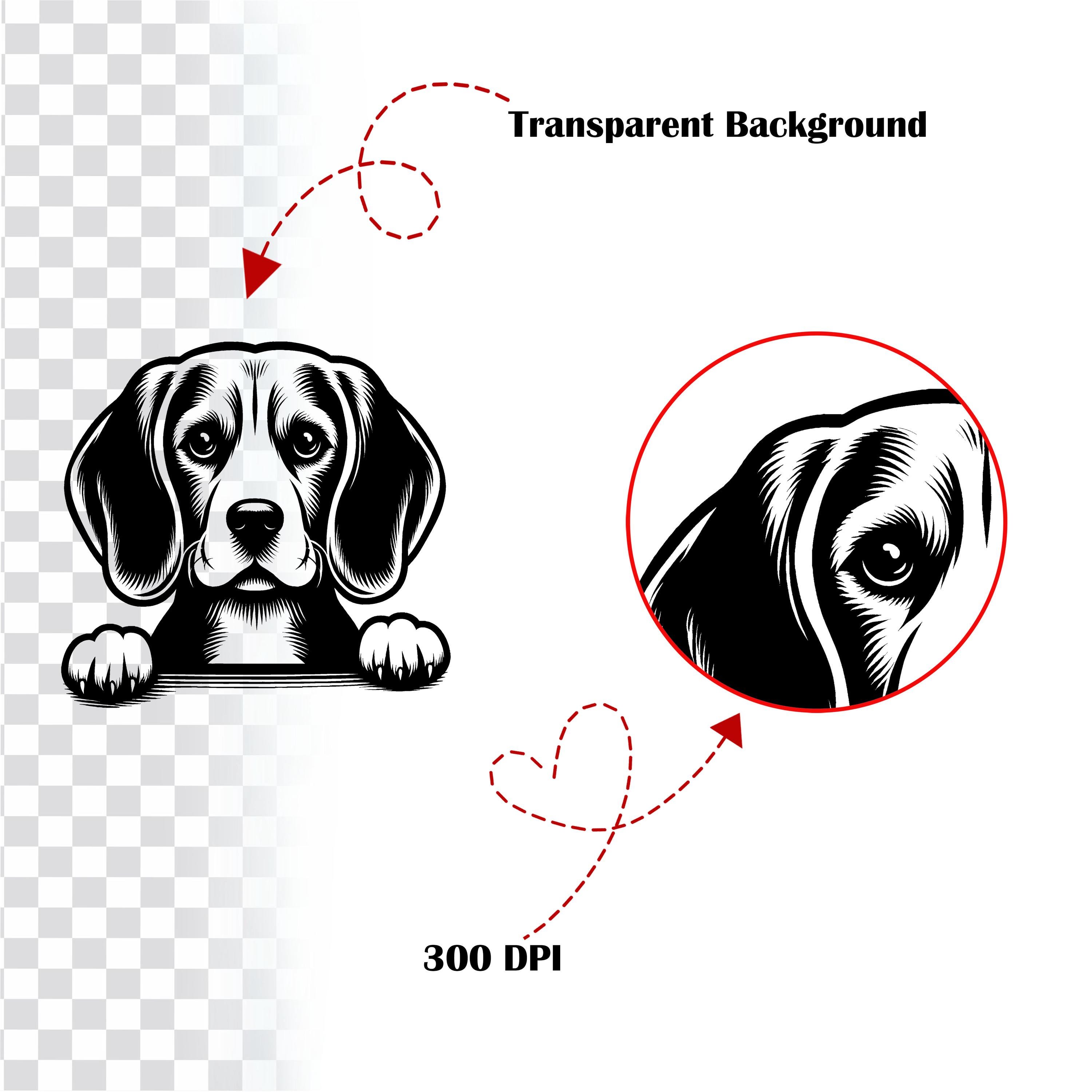 384 - Peeking Dog Heads Svg, Png, Dxf and PDF Bundle Graphics - Peeking ...