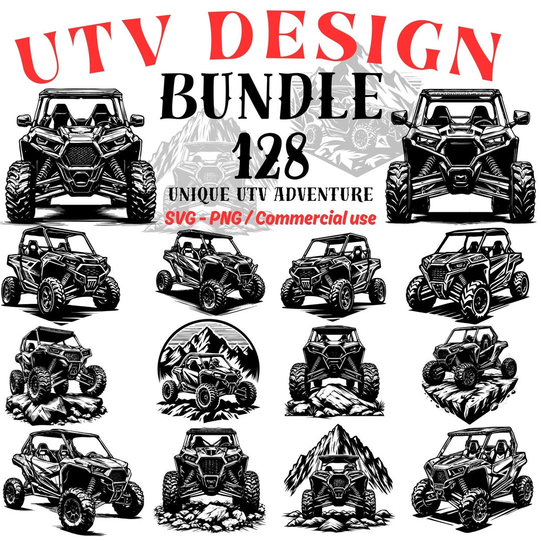 UTV SVG Bundle: Off-road Side-by-side Clipart (digital Downloads) - Etsy