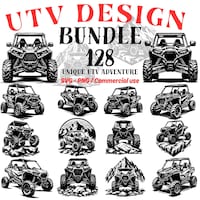 Side by Side Svg Bundle, Side by Side Car Silhouette Svg, off Road Svg ...