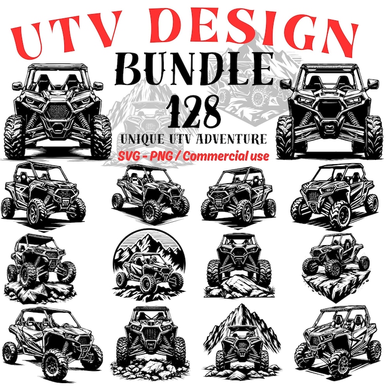 UTV SVG Bundle: Off-road Side-by-side Clipart (digital Downloads) - Etsy