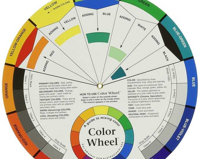 25x30 Color Wheel Poster PRINTABLE POSTER - Etsy