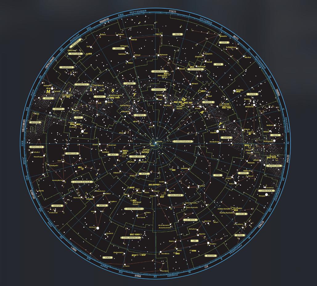 Custom Star Map Printable | Night Sky Constellation Map | Digital Star ...