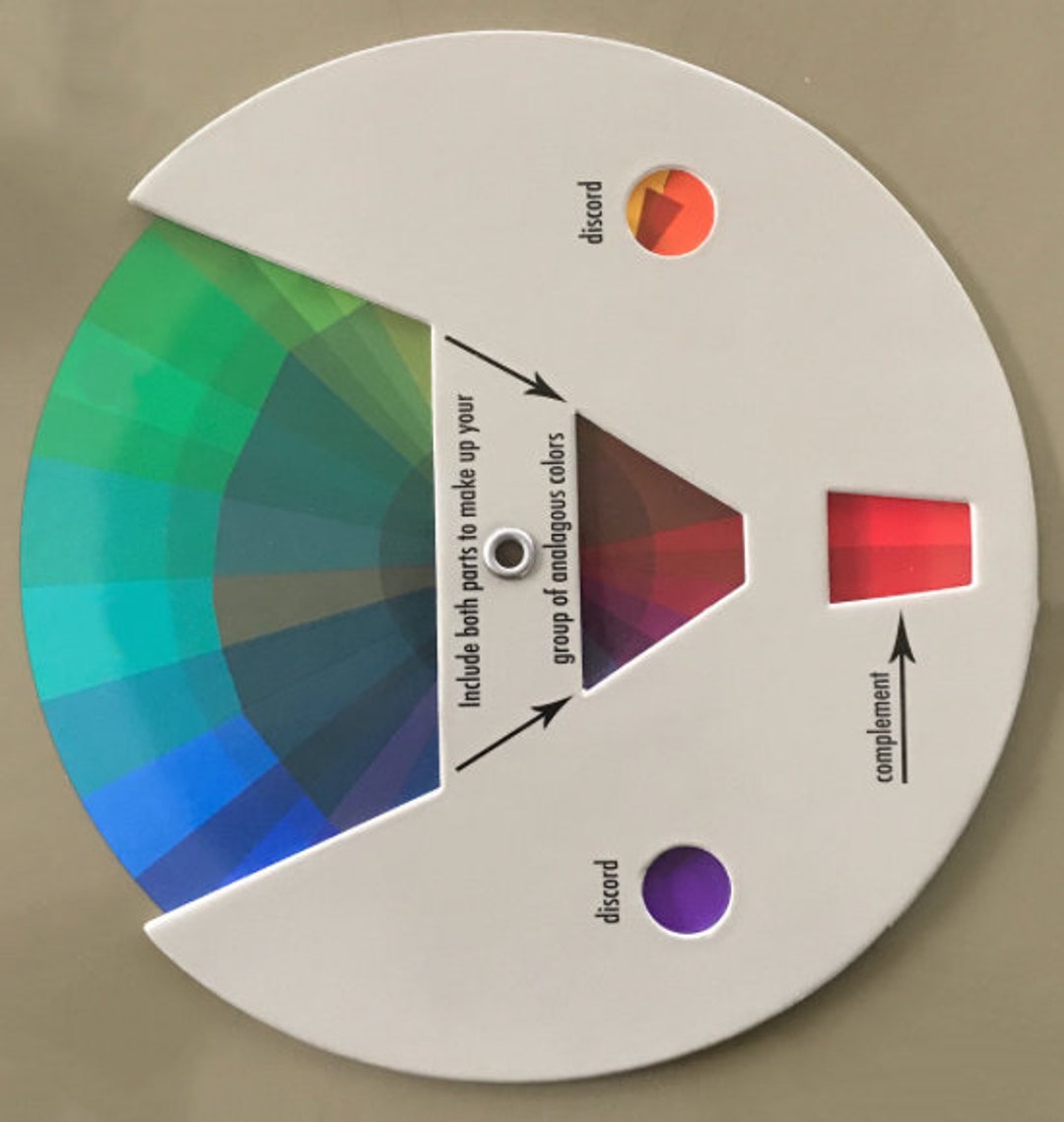 Ver 2.0 Printable Color Wheel, Printable Color Wheel, Easy to Use ...