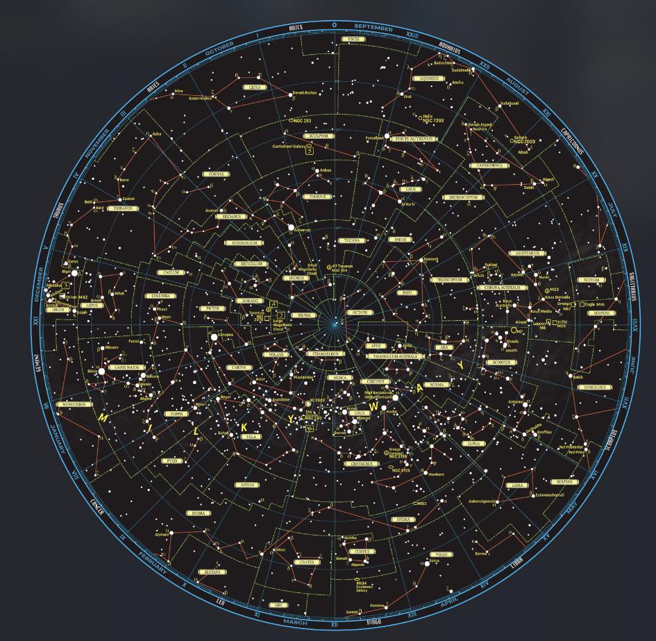 Custom Star Map Printable | Night Sky Constellation Map | Digital Star ...