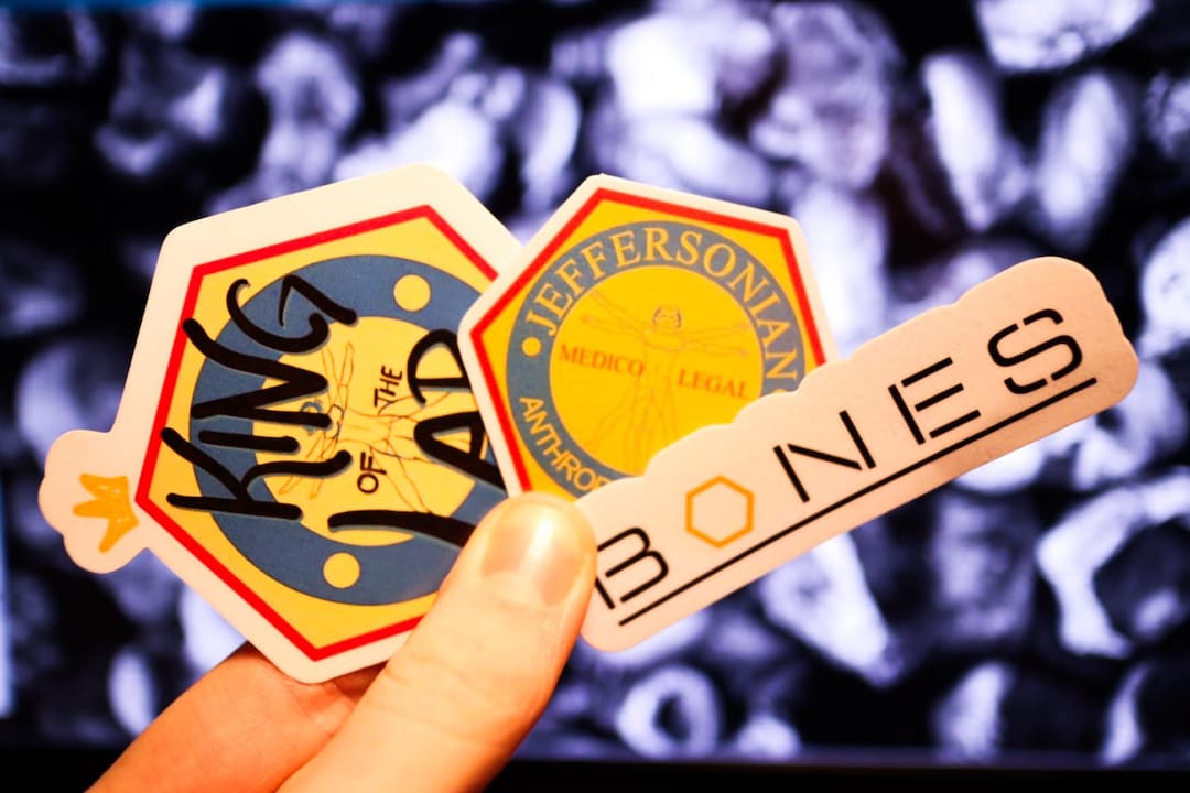 Bones TV Show Stickers: King of the Lab, Handmade Vinyl Decals - Etsy