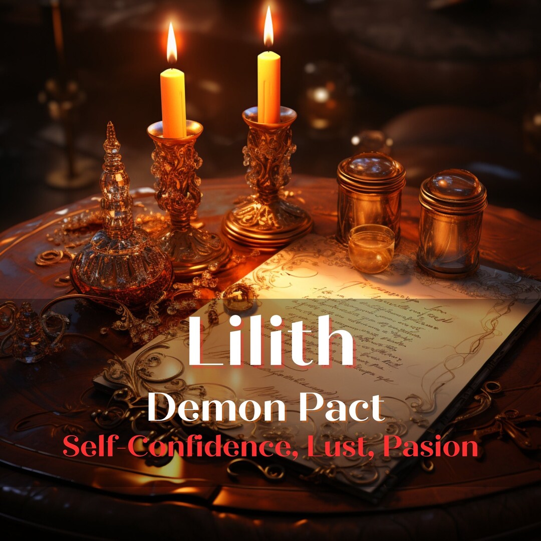 Demon Pact Lilith Self-confidence, Lust and Pasion - Etsy