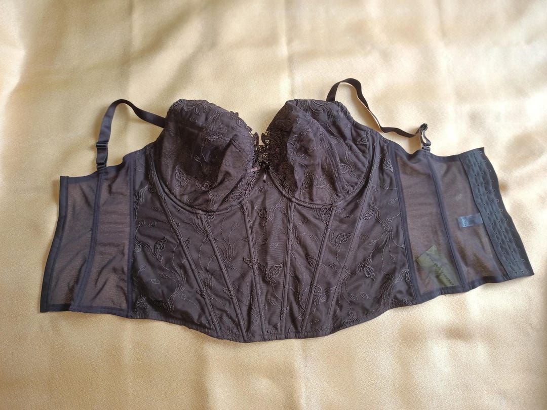 Shapely Figures Brovn Basque Corset Lingerie Size 40F - Etsy