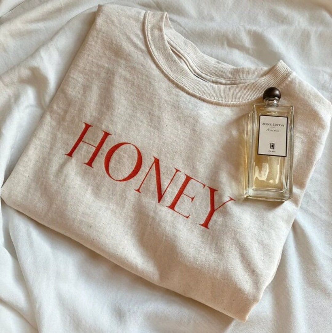 HONEY Vintage Aesthetic Tee Feminine T-shirt, Parisian Chic Style ...