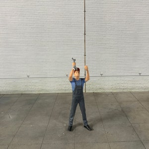 1-24 Scale Garage Mechanic With Wrench Figure - Detailed People Figure ...