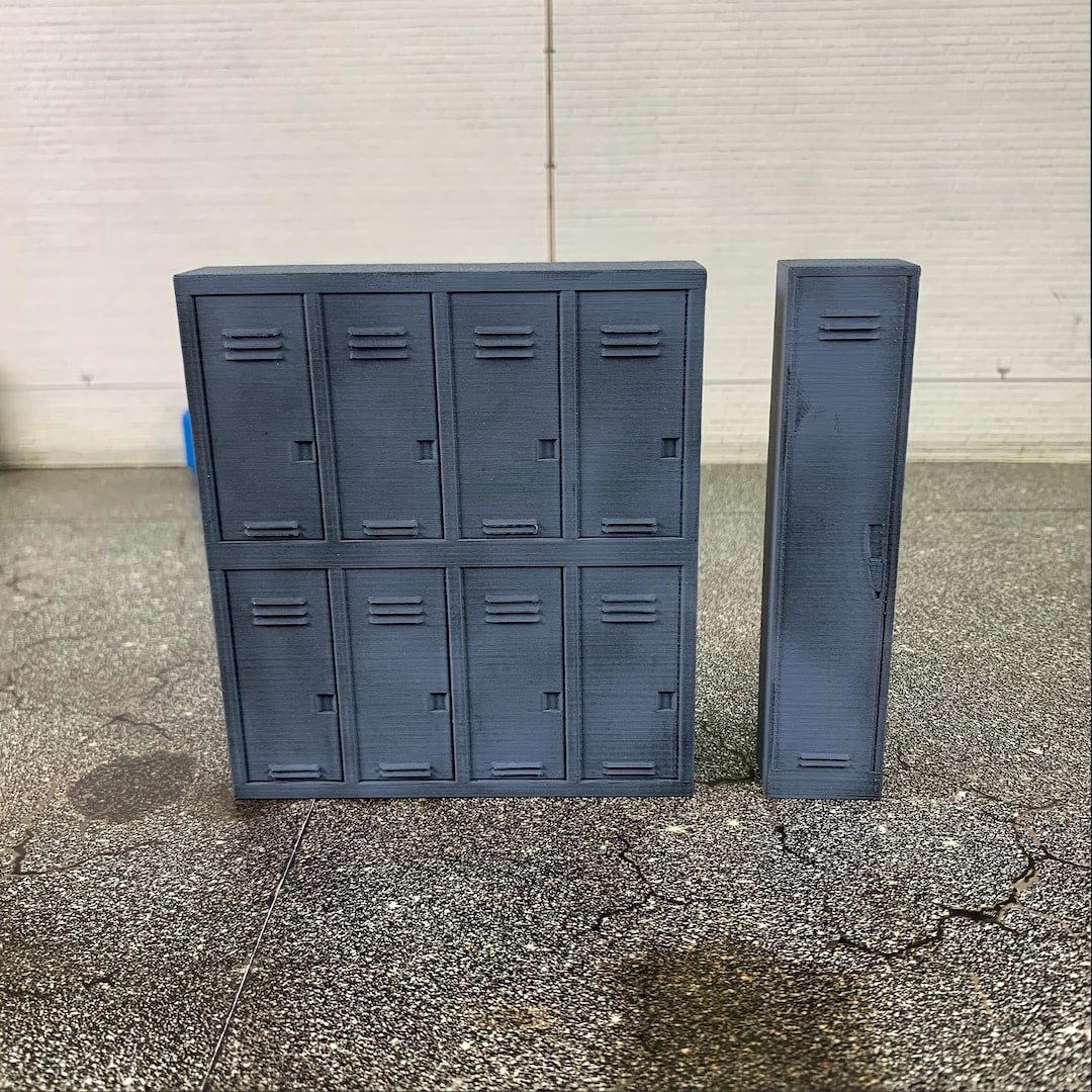 1-18 Scale Garage Locker Set - Etsy