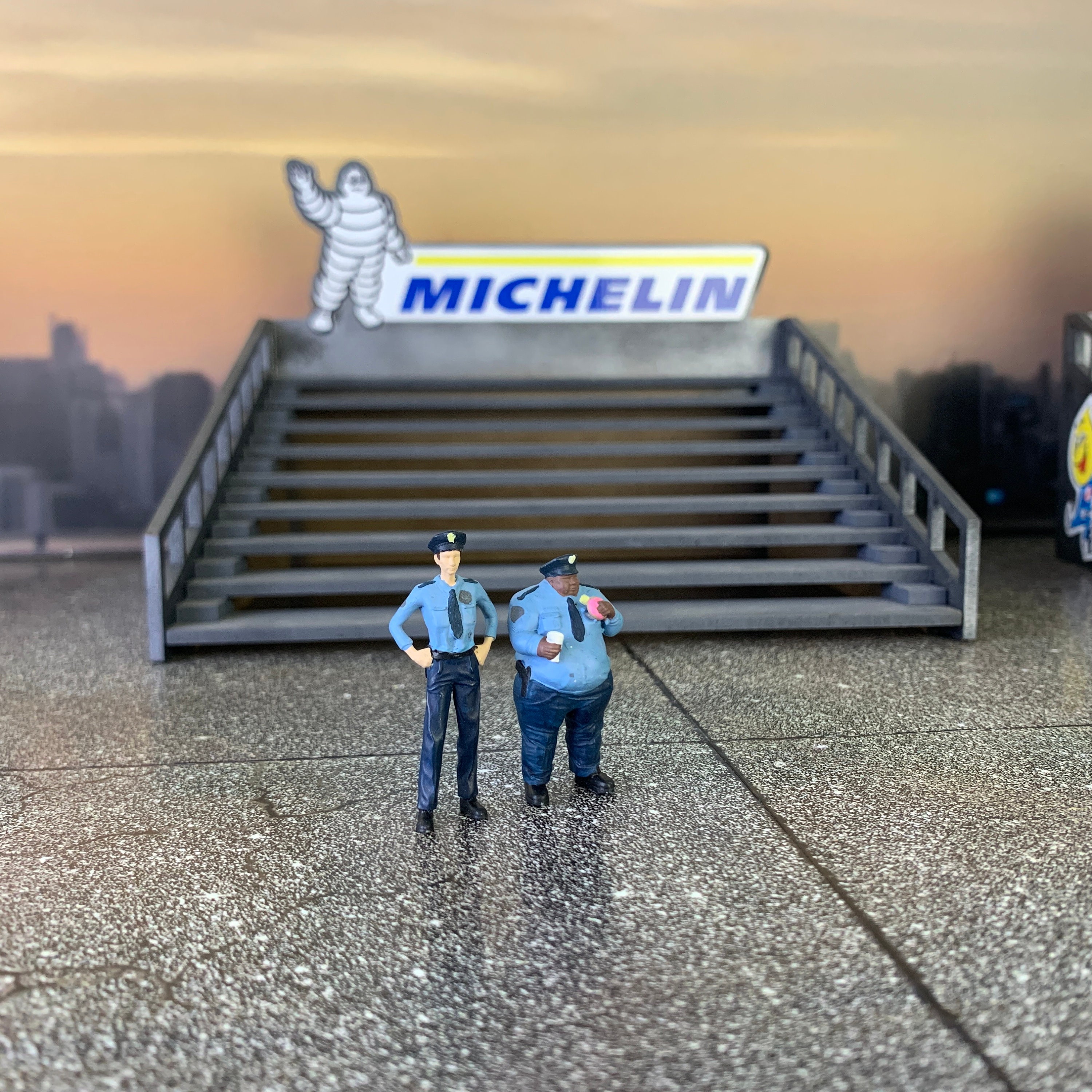 1/43 Scale Police Officers Figures Miniature Cop Figurines 42 Mm 1.65 ...